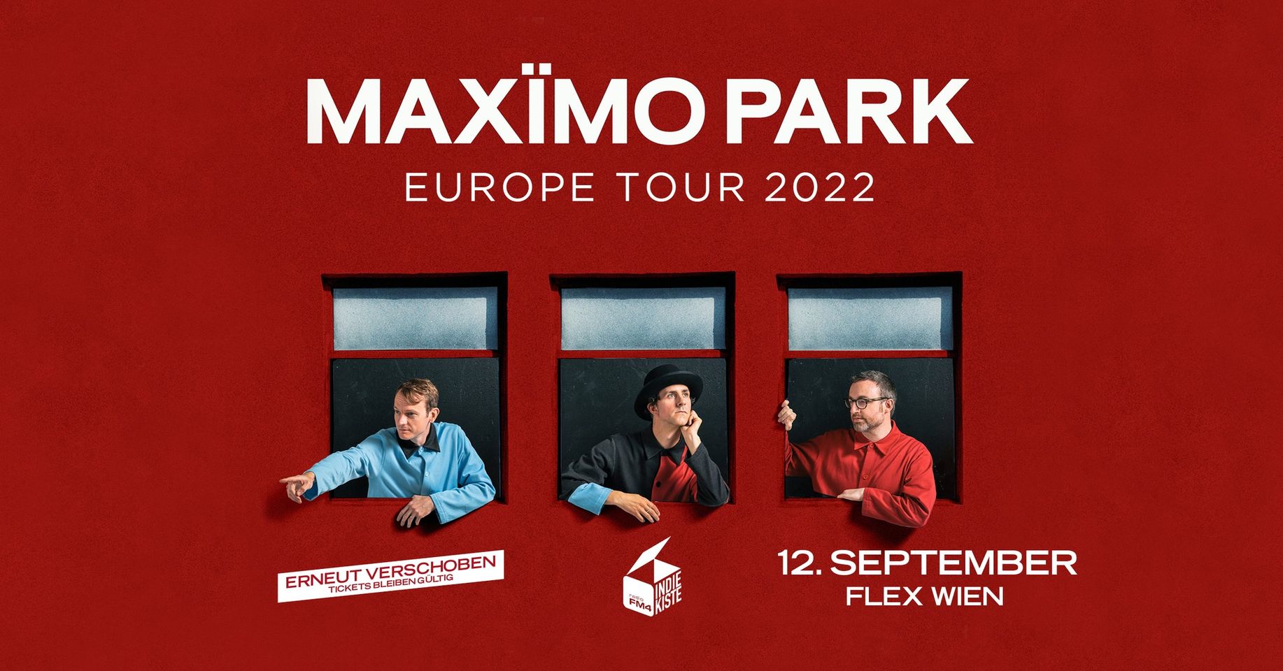 NEW DATE | Maximo Park | Flex, Vienna - WARDA 20220912