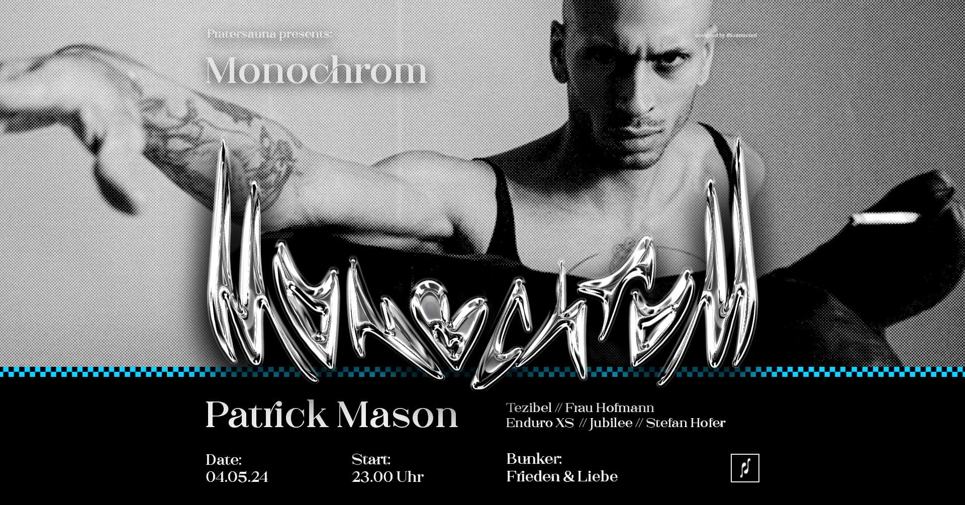 MONOCHROM Opening mit PATRICK MASON | PRATERSAUNA - WARDA 20240504