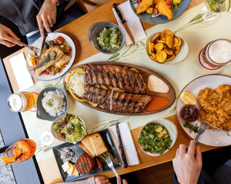 Das Strandcafé in Wien an der Alten Donau