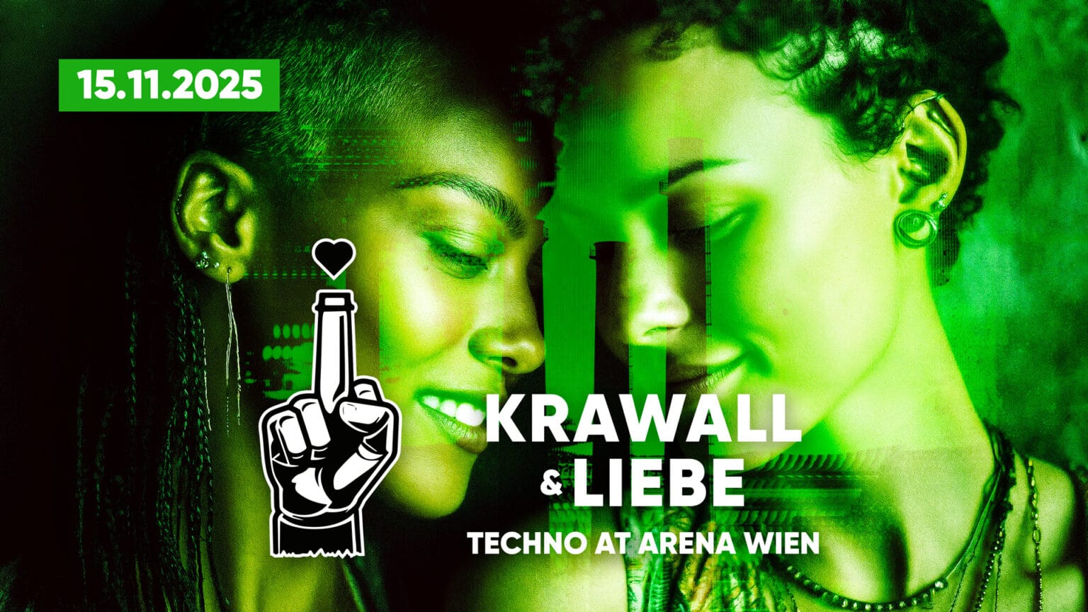 Krawall & Liebe – Techno at Arena Wien - WARDA 20251115